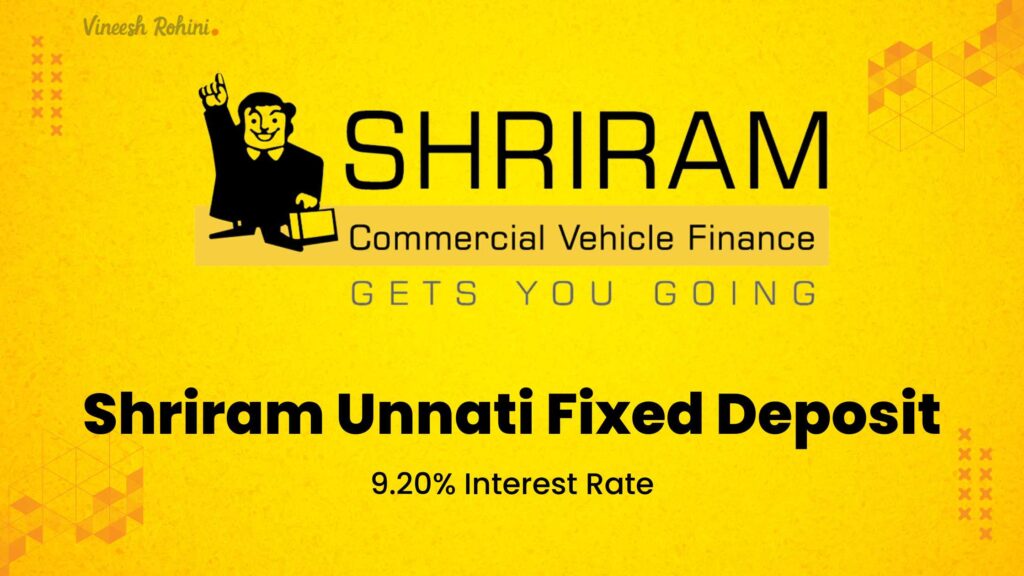 Shriram Unnati Fixed Deposit - 9.20% Interest Rate - A Comprehensive ...